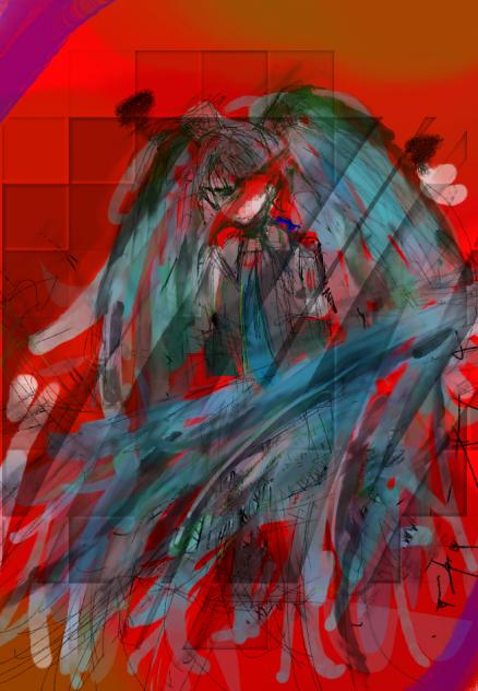 Anonymous M - Hatsune Miku - ibisPaint