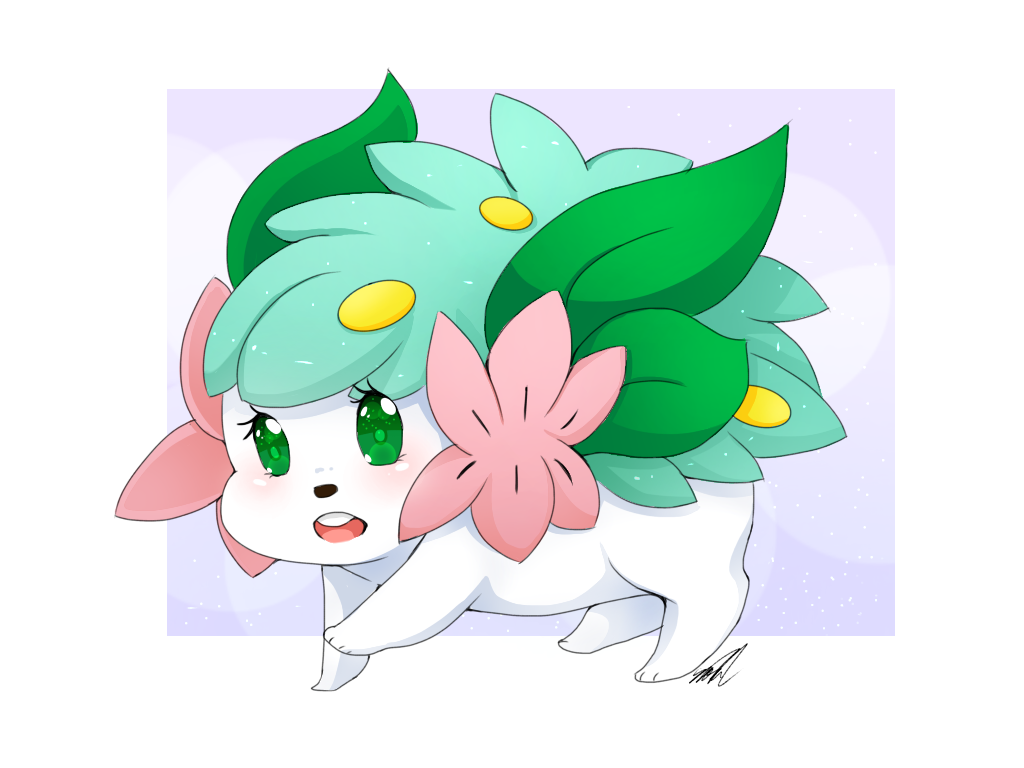 Shiny Shaymin - ibisPaint