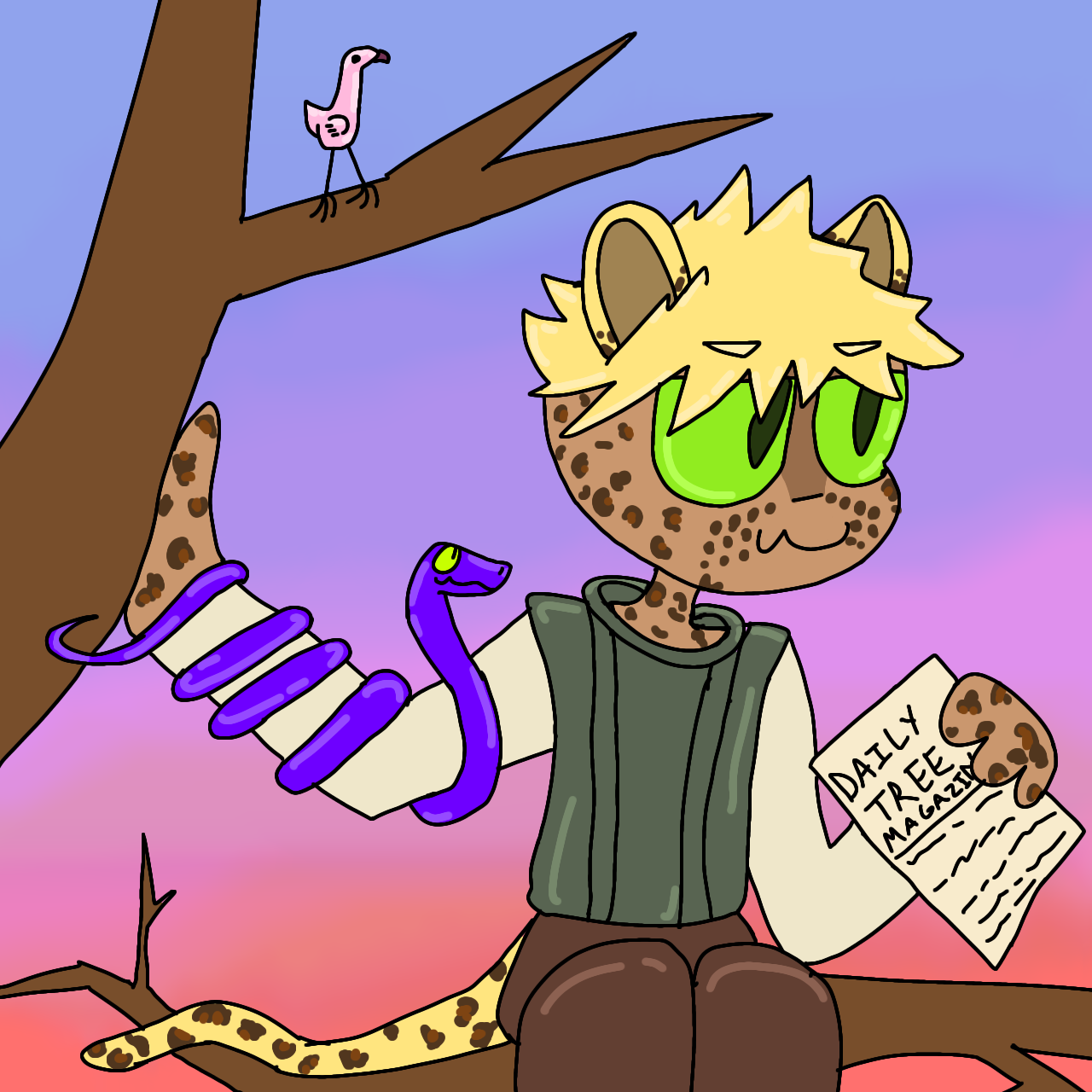 leopard boy - ibisPaint