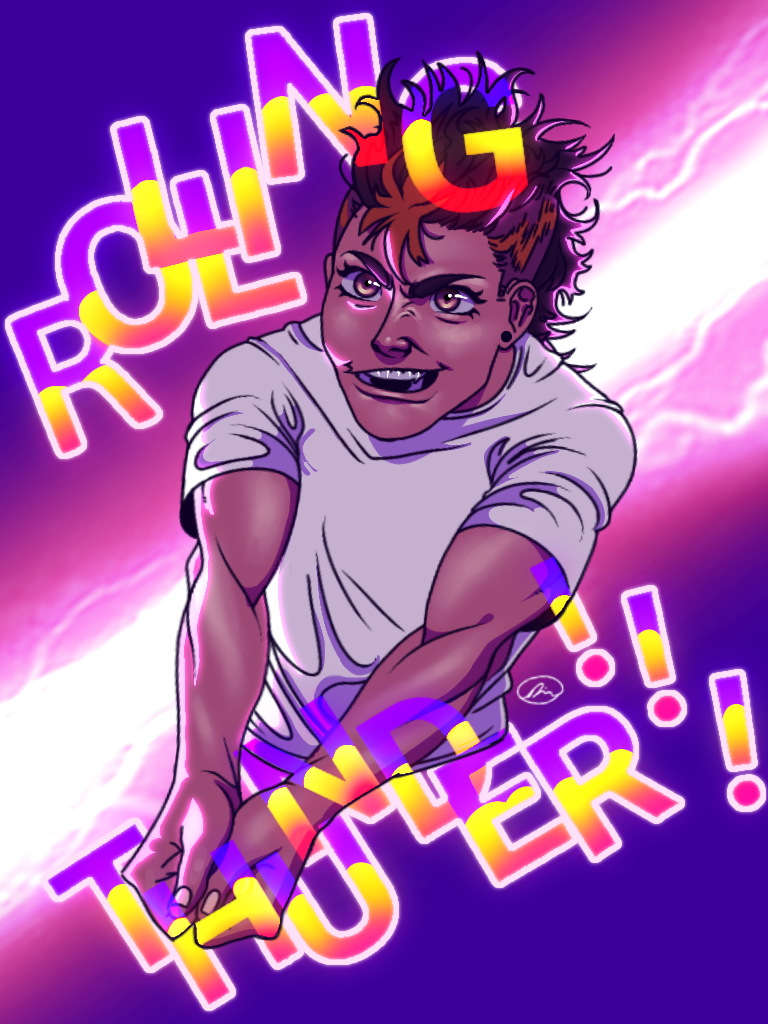 rolling thunder - ibisPaint