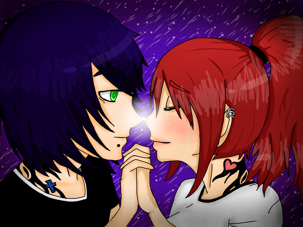 Cute couple ^_^ - ibisPaint