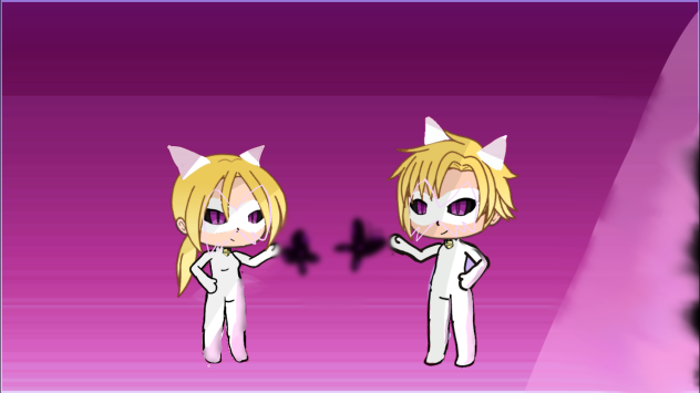 Chat blanc and lady blanc! - ibisPaint