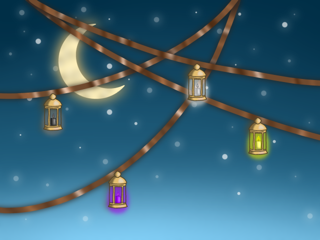 Non-binary lanterns night - ibisPaint