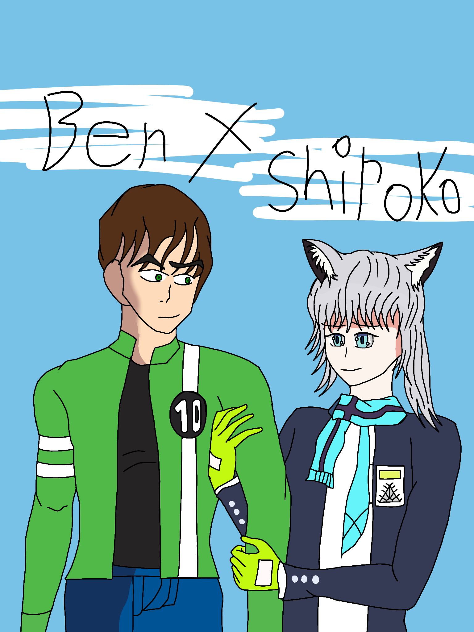 ben x Shiroko - ibisPaint