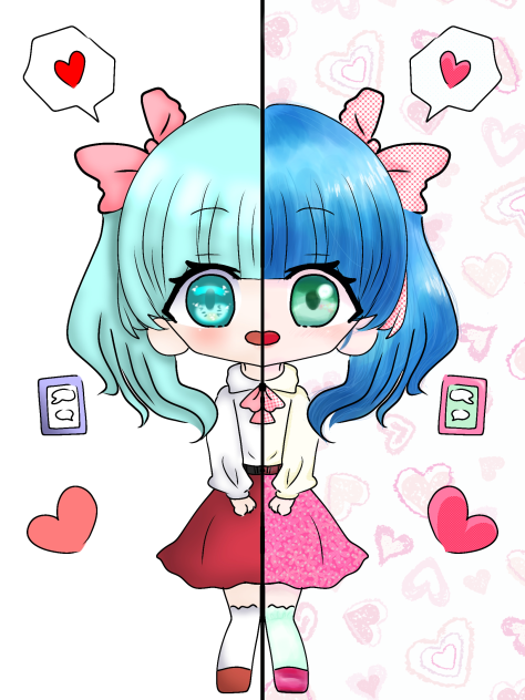 Cute Girl Collab - ibisPaint