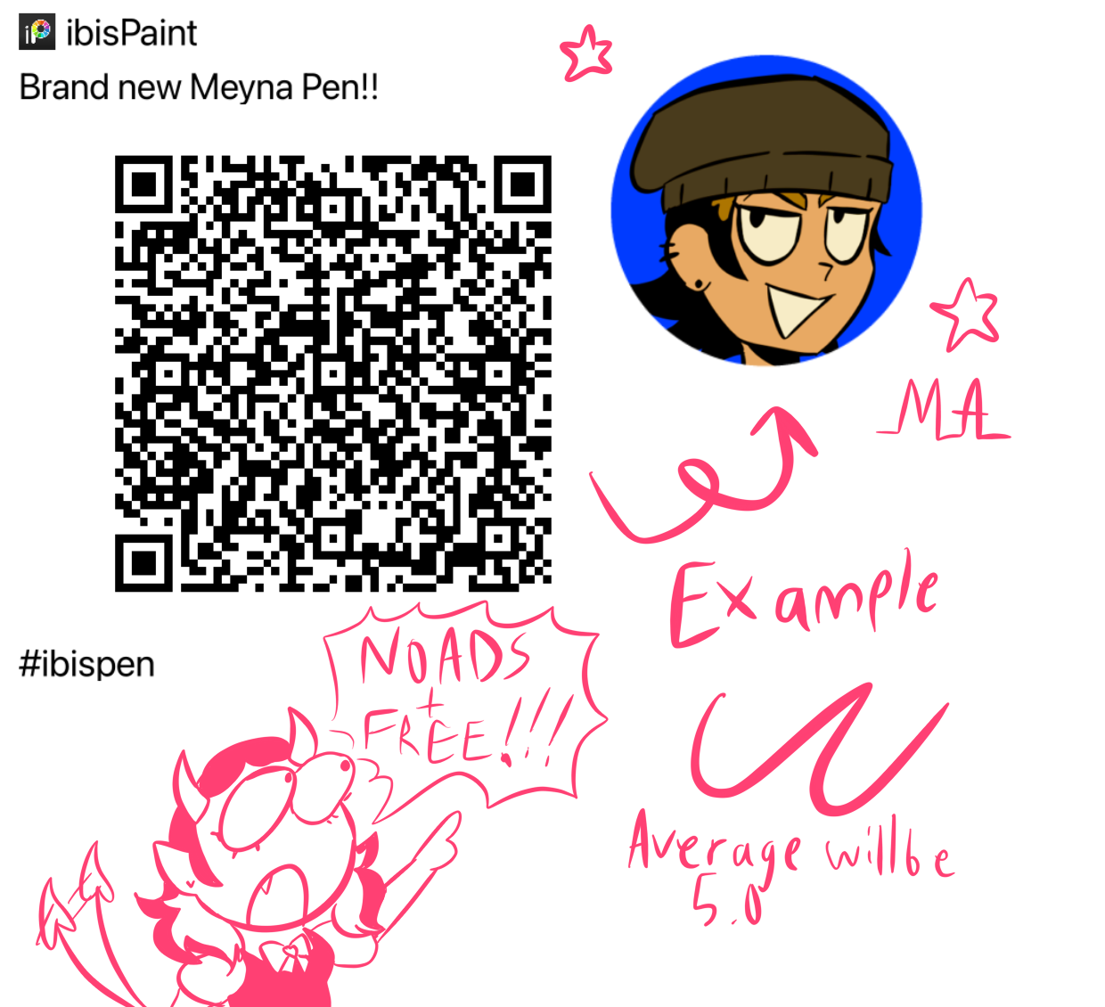 BRAND NEW MEYNA PEN!! - ibisPaint