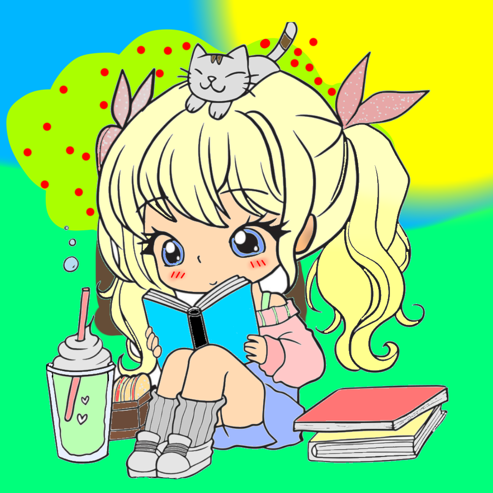 Girl reading - ibisPaint