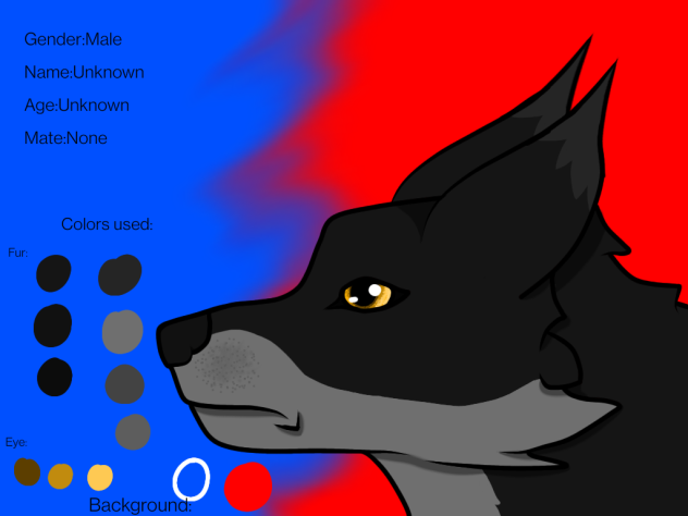 Unknown Male Wolf - ibisPaint
