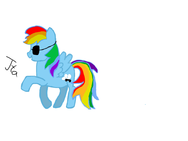 Agent Rainbow Dash Speed Art - ibisPaint