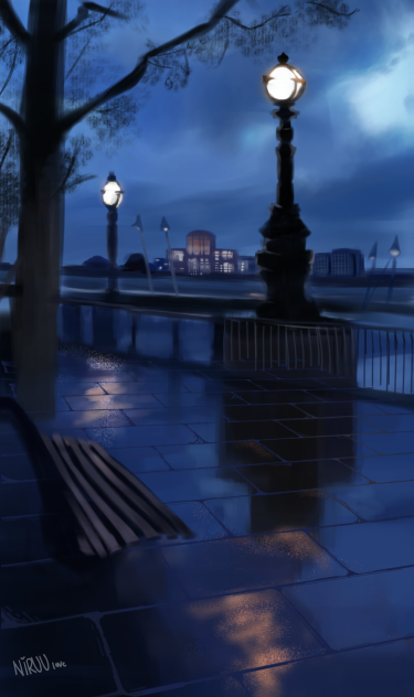 sea town - ibisPaint