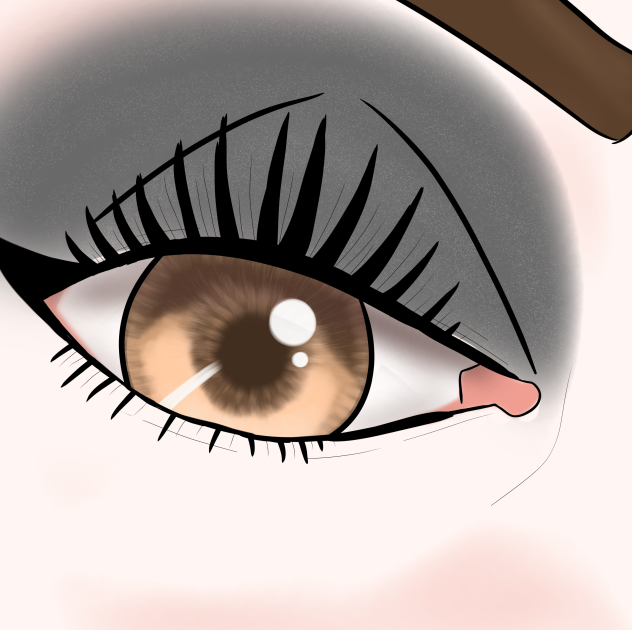 brown eye - ibisPaint