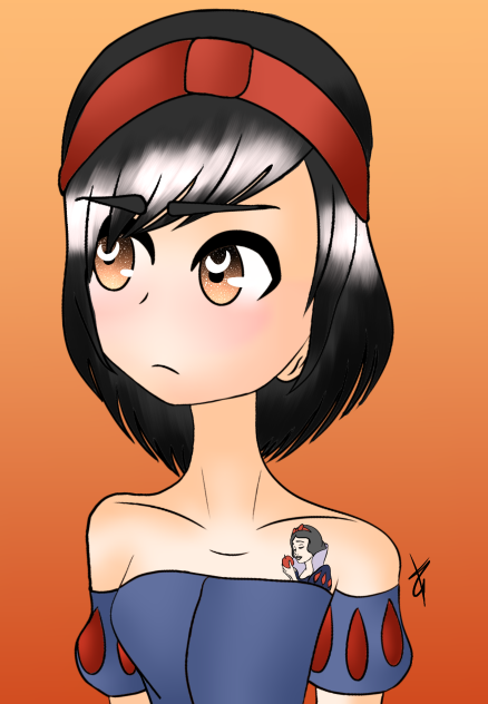 Modern snow white - ibisPaint