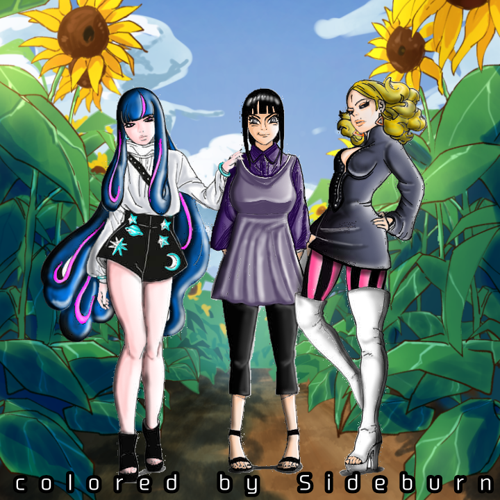 EIDA, HINATA E DELTA from Lilliput - ibisPaint