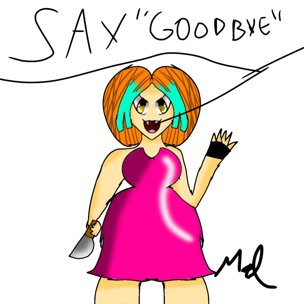 Say goodbye and say hello heaven - ibisPaint