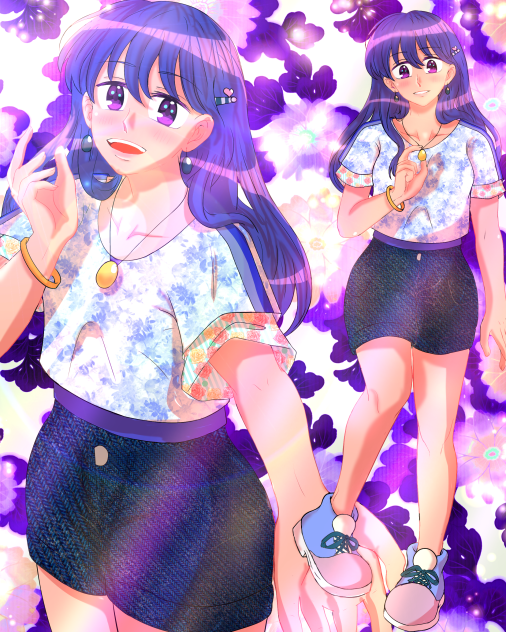 Violet girl - ibisPaint