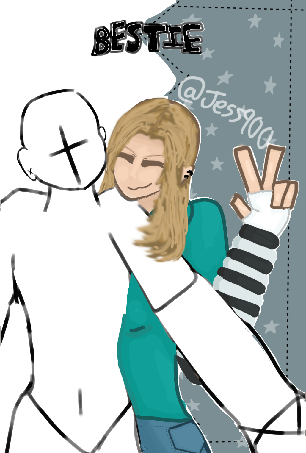 collab for my irl bestie ☆ - ibisPaint