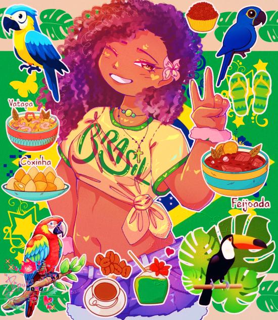 🇧🇷BRASIL SIL SIL!!🦜 - ibisPaint