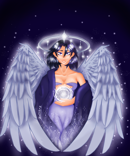 purple angel - ibisPaint