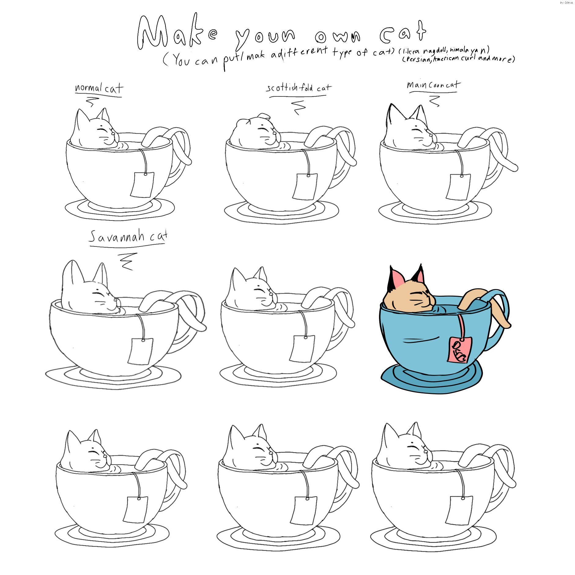 Cat n’ cup Collab - ibisPaint