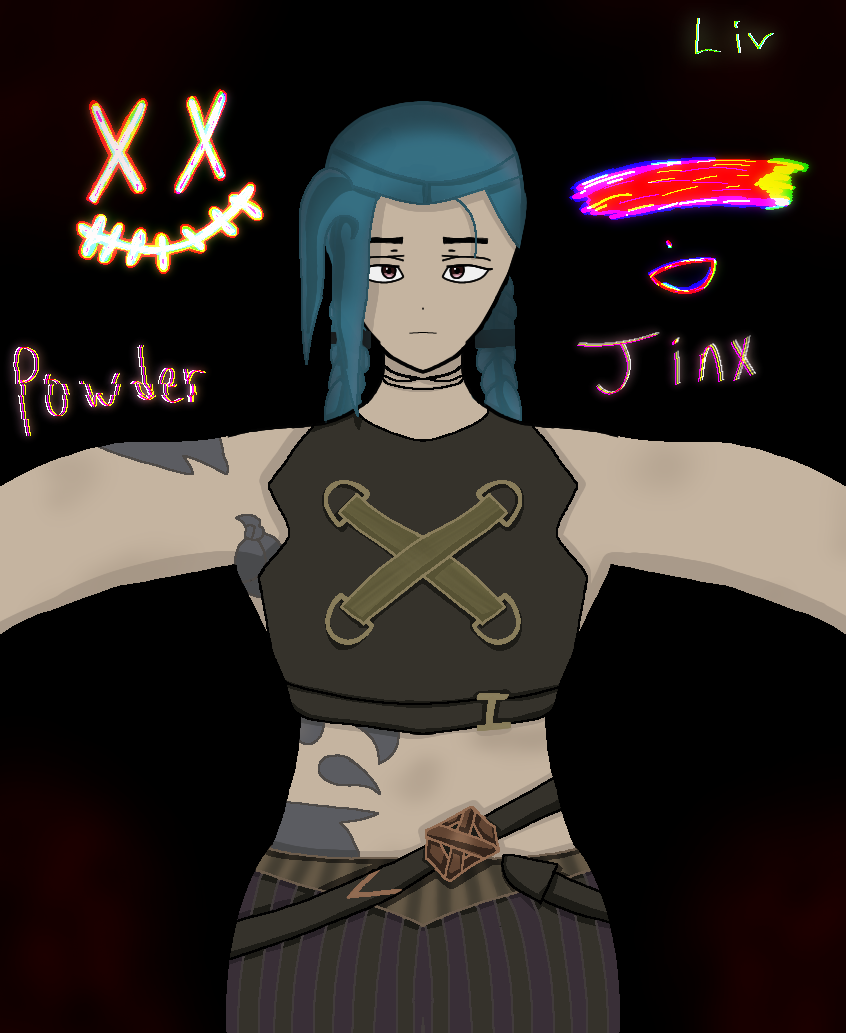 Jinx aka Powder from Arcane - ibisPaint