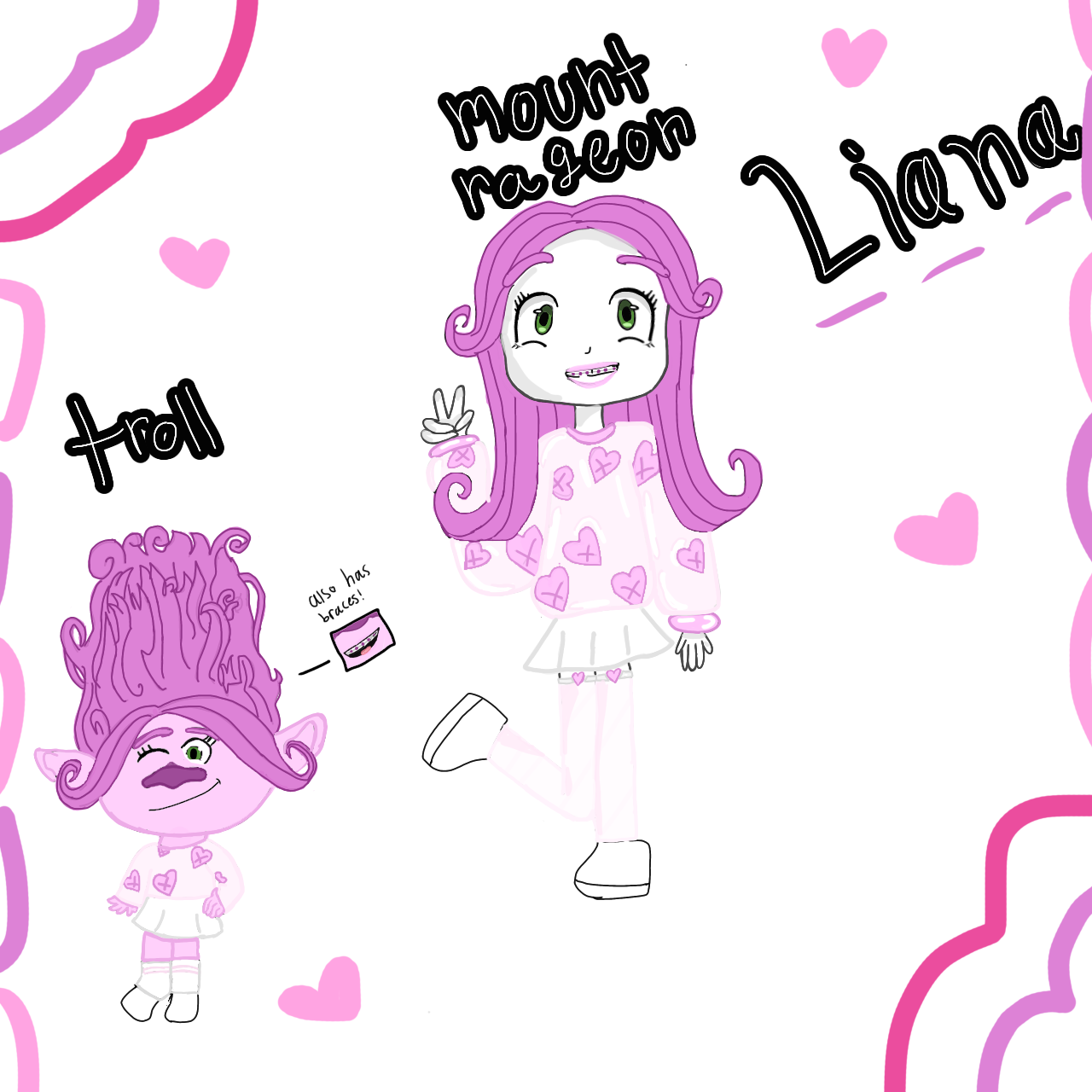 My mount rageon and troll oc!!!! - ibisPaint