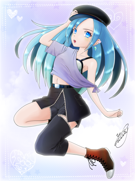 Jumping Girl - ibisPaint