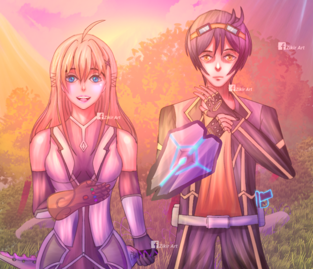 Claris And Chase(Epic Conquest2) FanArt - ibisPaint