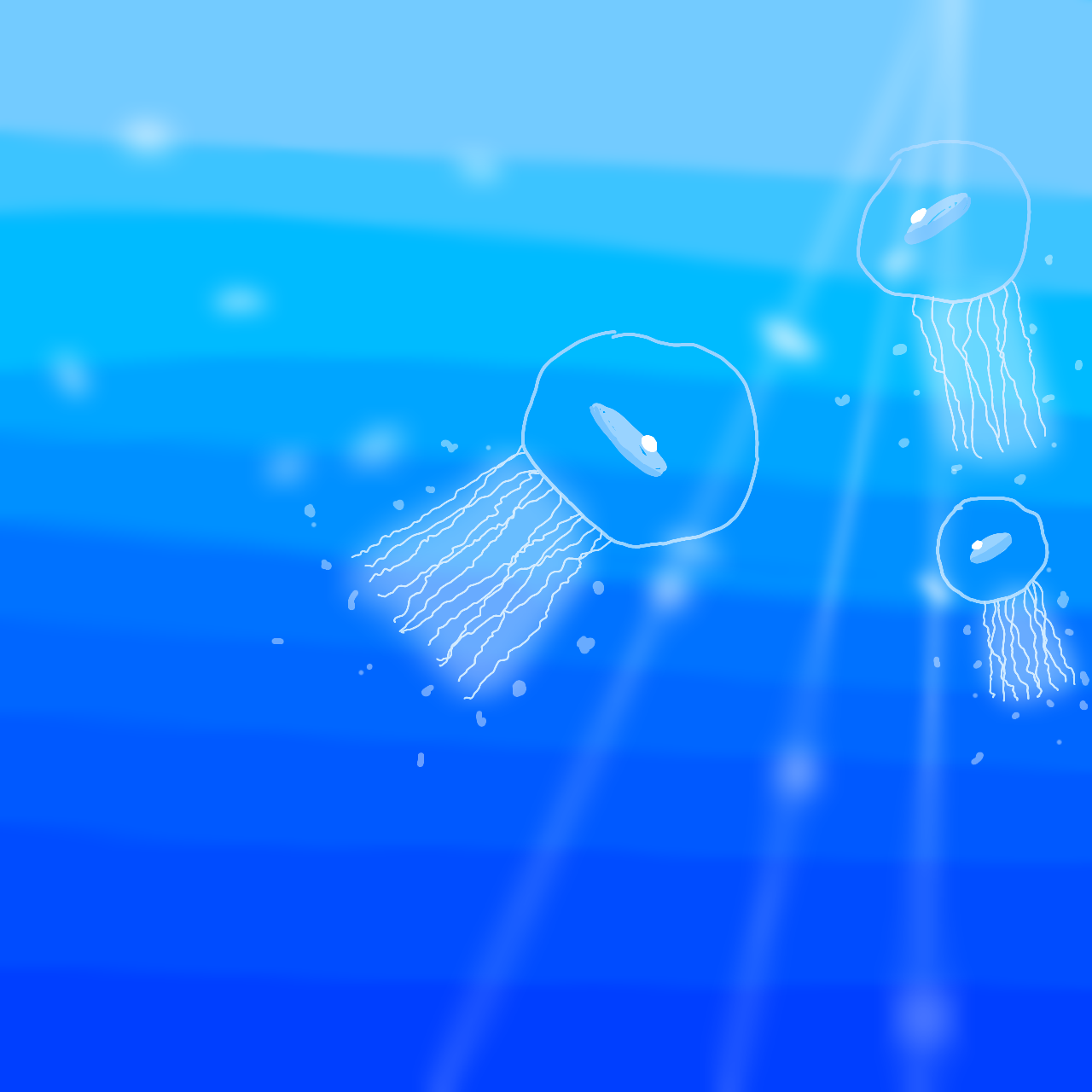 under the water 🌊 - ibisPaint