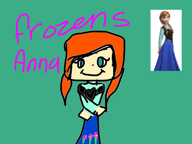 it's Anna from frozen - ibisPaint