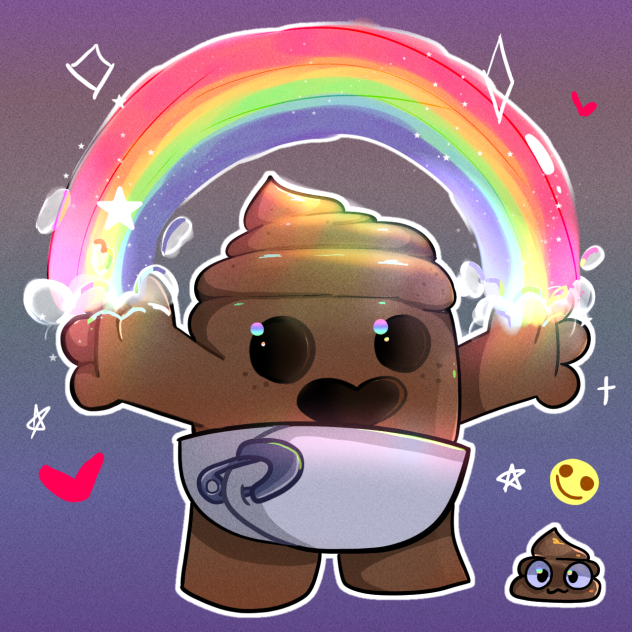 poop spike 😭 💩 - ibisPaint