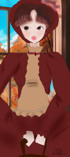 vintage girl - ibisPaint