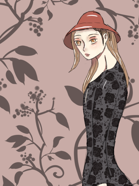 cherry lady - ibisPaint