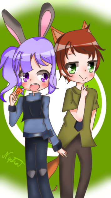 Speedpaint ep.36 Zootopia Judy-Nick - ibisPaint