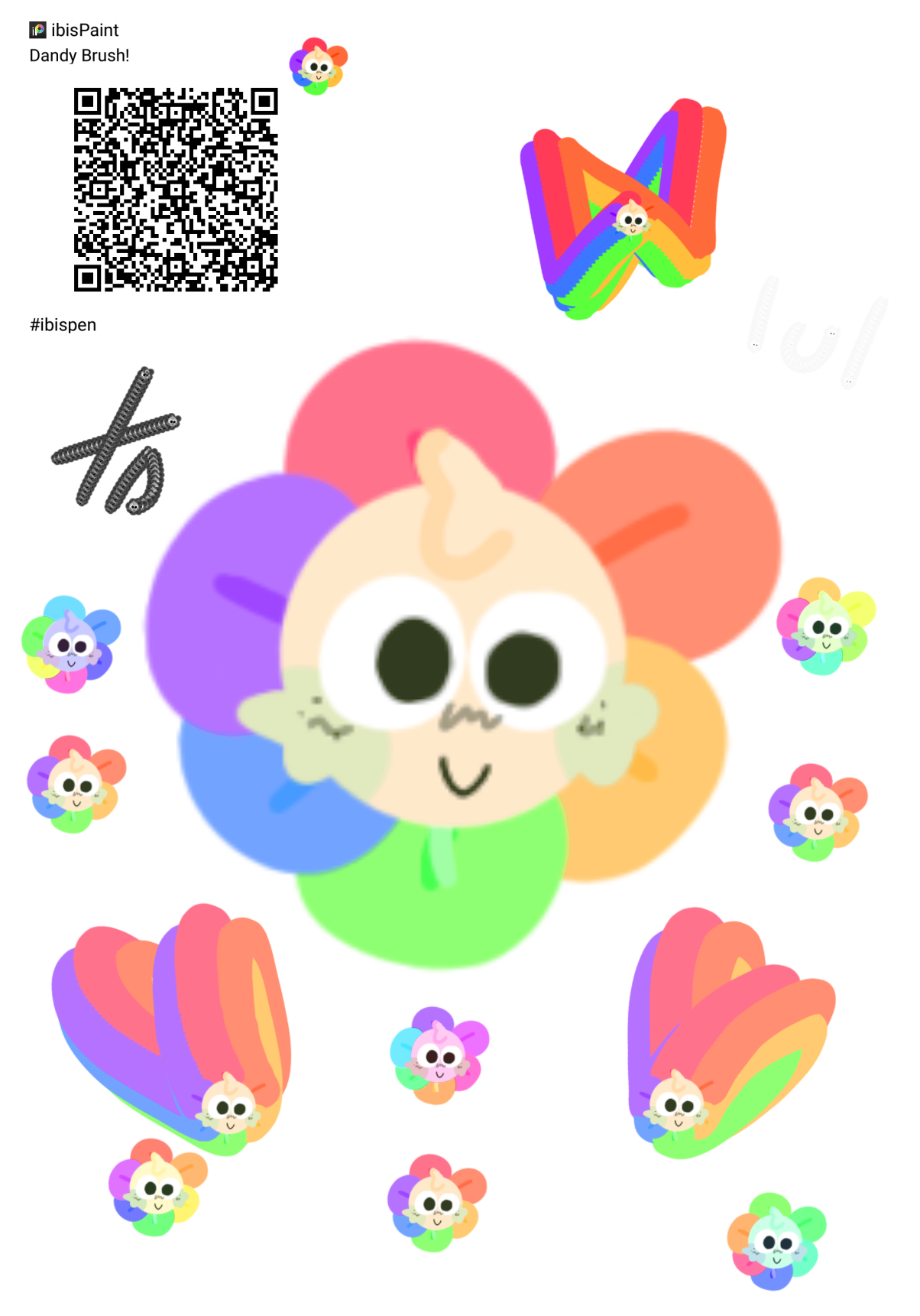 Dandy Brush! dw dandy's world - ibisPaint