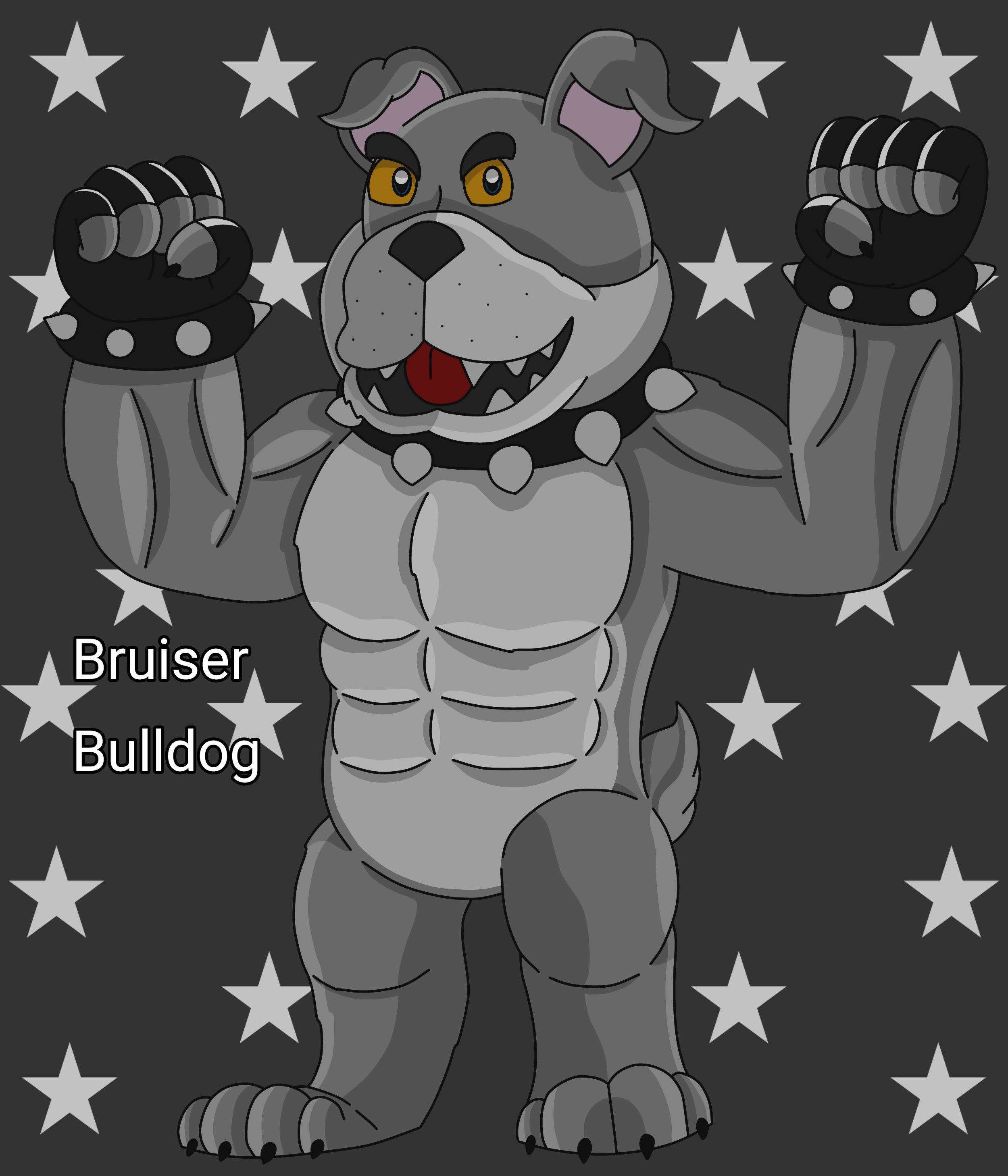 Bruiser Bulldog in fit - ibisPaint