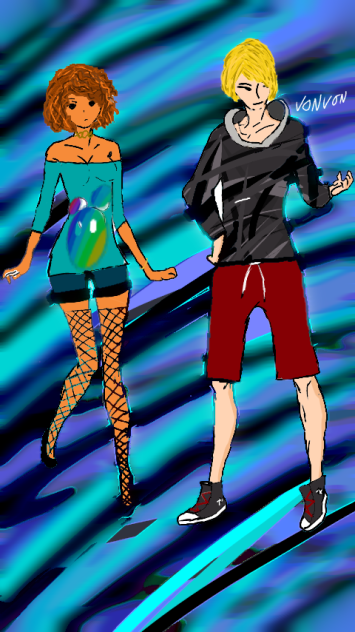 cute couple - ibisPaint