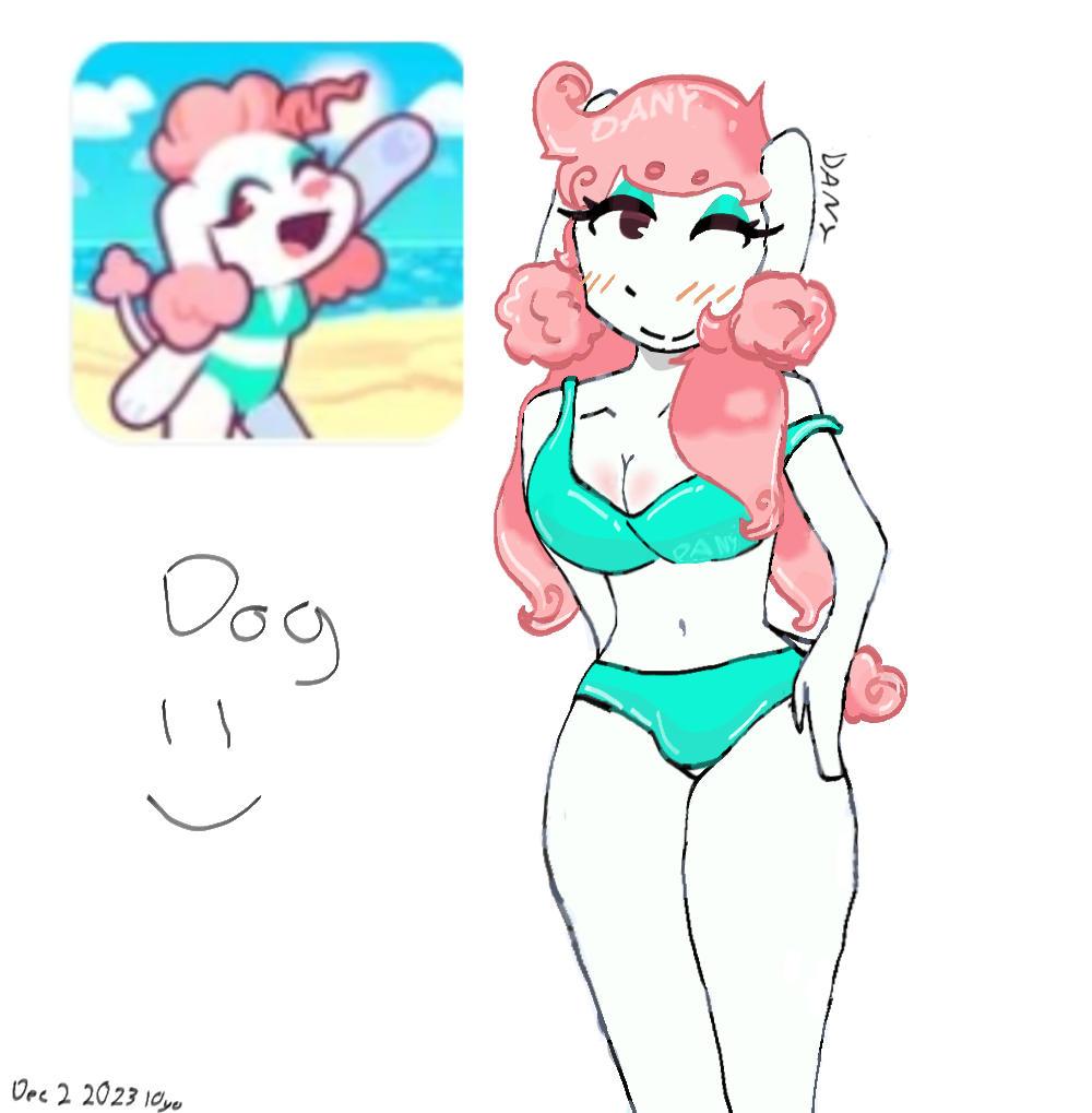 poodle lady (idk her name) - ibisPaint