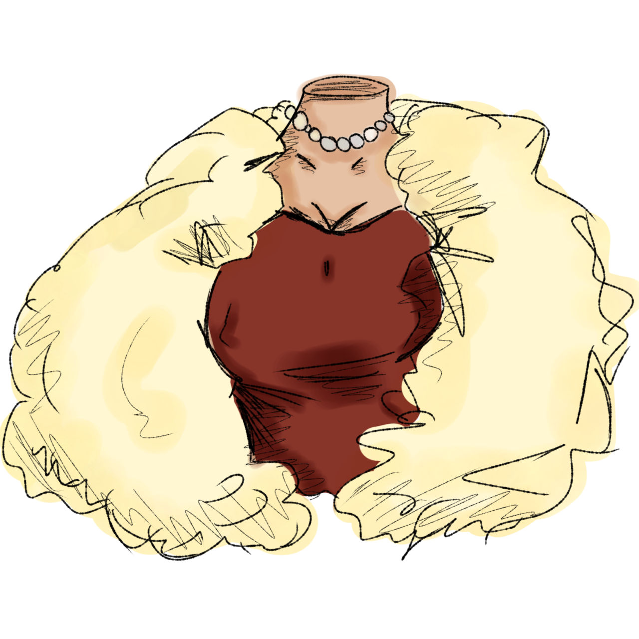 Lady in red - ibisPaint