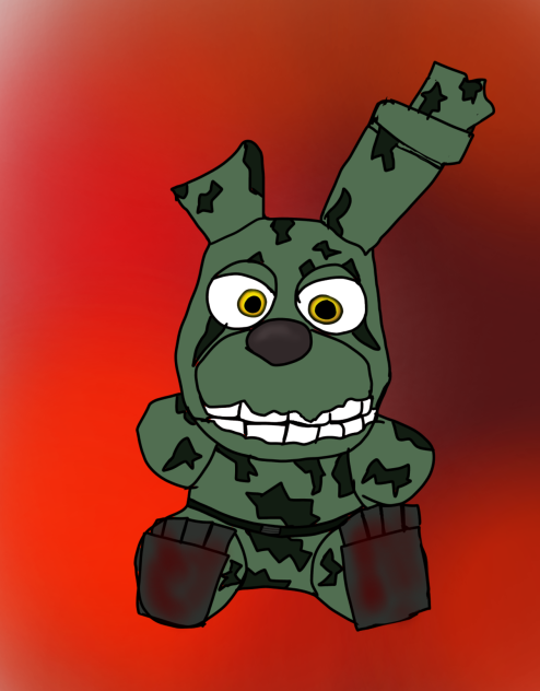 Springtrap plushy but better - ibisPaint
