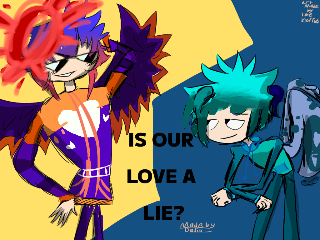 Is our love, a lie. icon art - ibisPaint