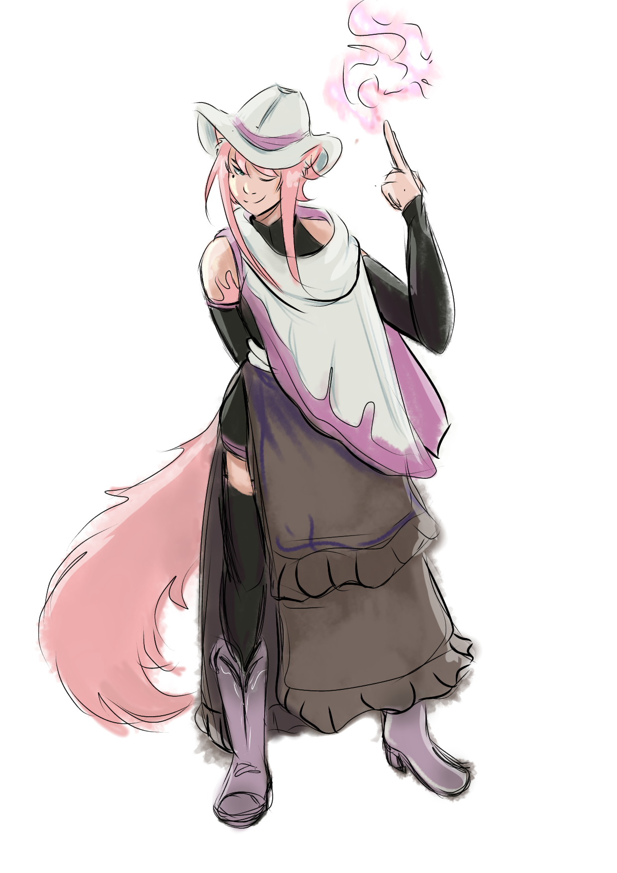 Morgan (Elementus OC) - ibisPaint