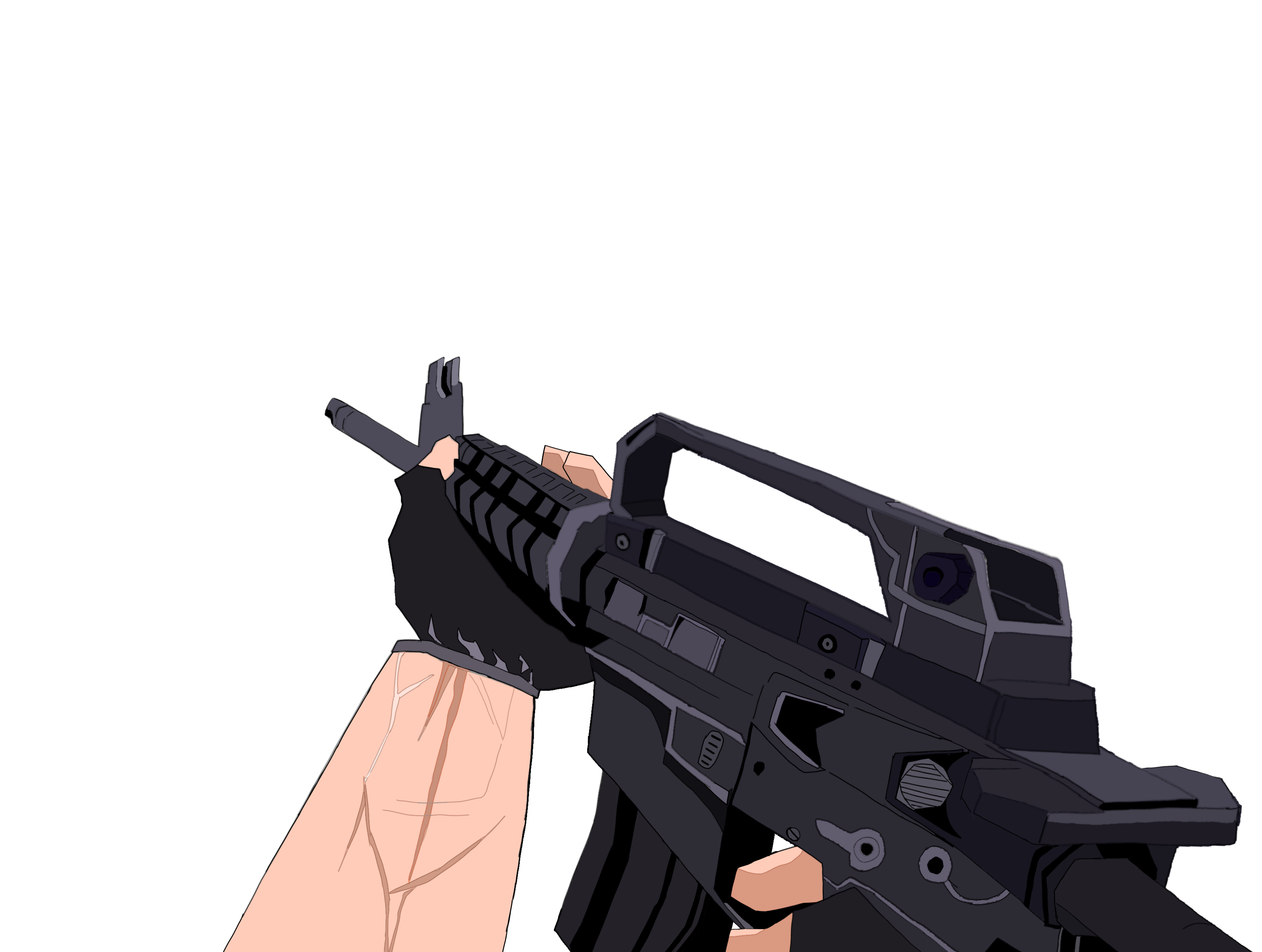 Counter Strike M4A1 - ibisPaint