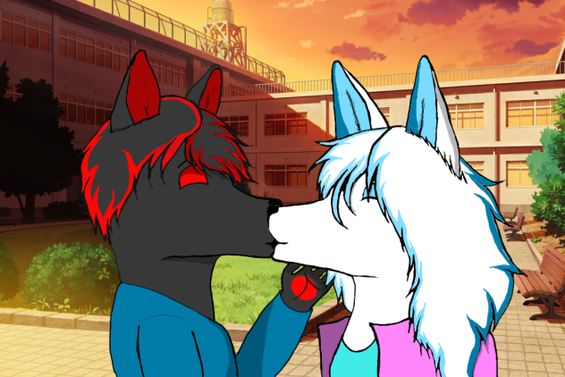 furry wolf Love - ibisPaint