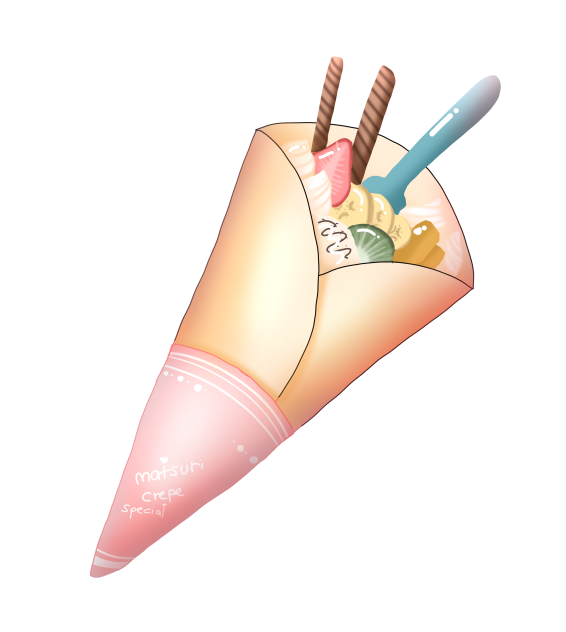 Summer festival crepe - ibisPaint