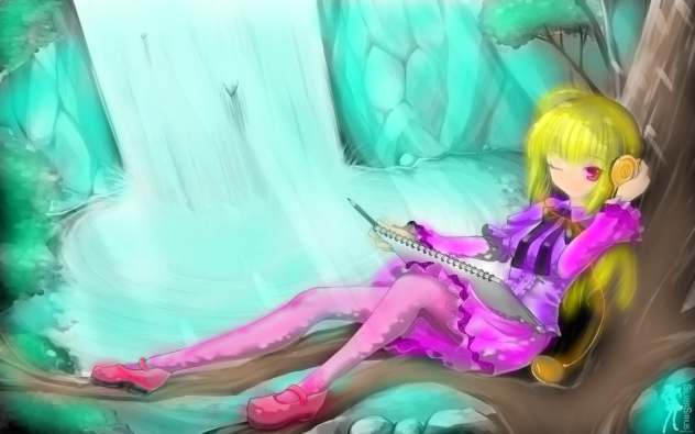 enchanted falls - ibisPaint