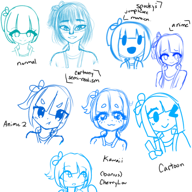 Different artstyles! - ibisPaint