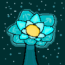 glowing flower - ibisPaint