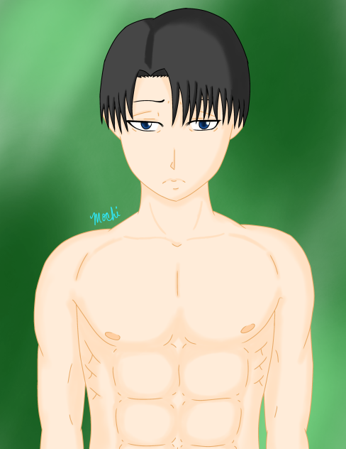 Shirtless Levi - ibisPaint