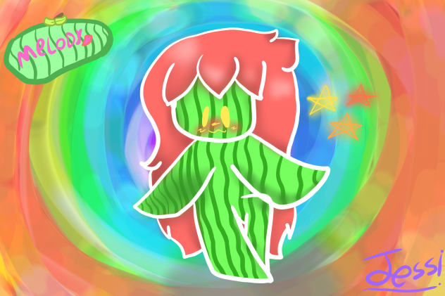 Melody, the melon girl - ibisPaint