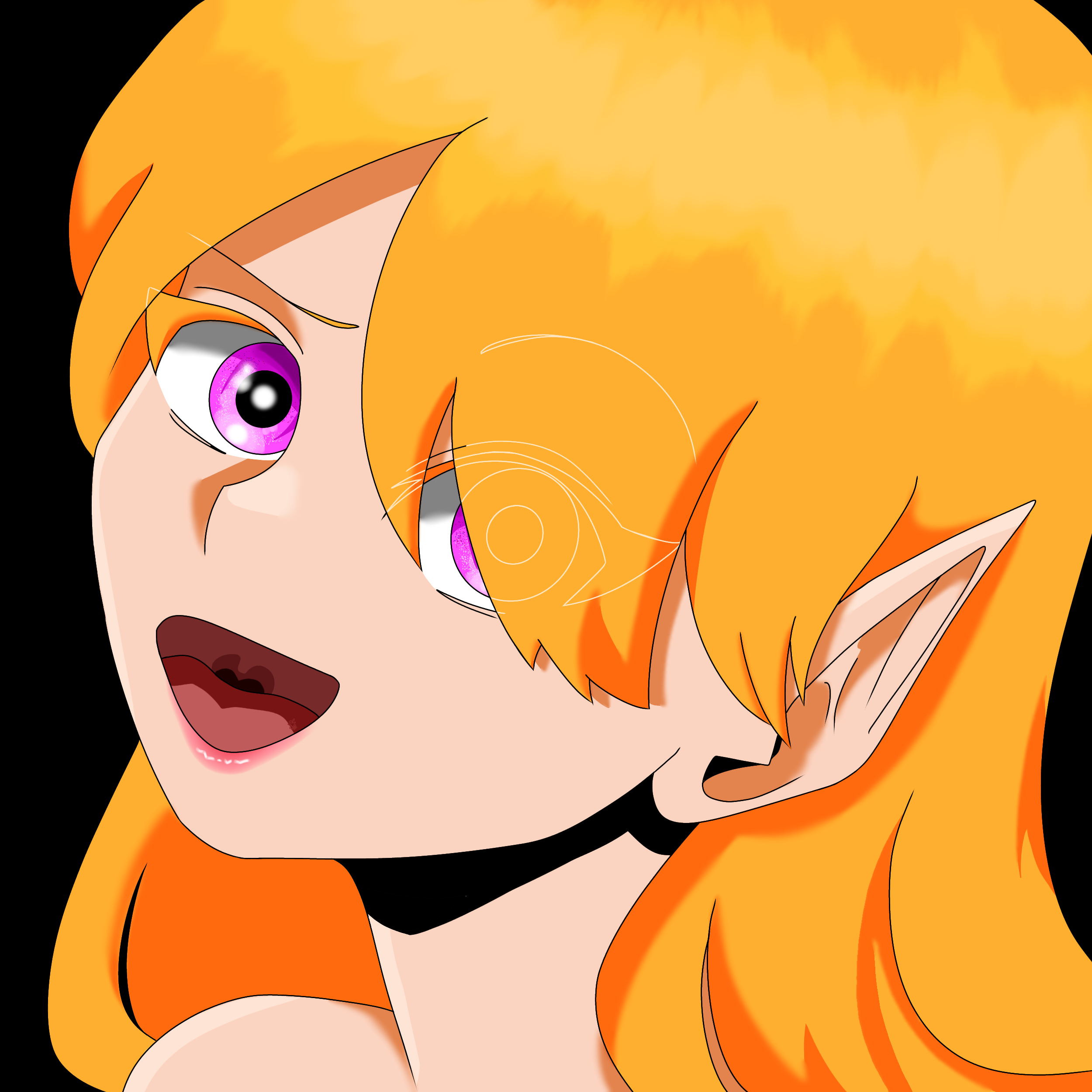 une elfe - ibisPaint